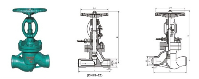 DS/J61H水封截止阀 - 上海奇高阀门制造有限公司